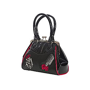 Lost Queen Nashville Rockabilly Vintage Retro Handbag - Black/One Size