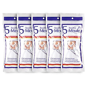 5 Pack Natural White 5-Minute Teeth Whitening Kits