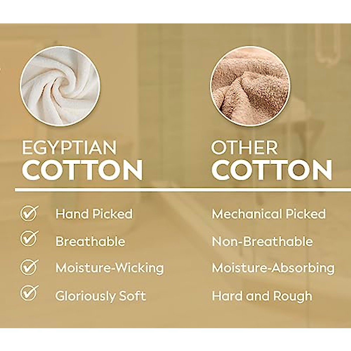 ATEN Homeware Luxury Egyptian Cotton Bath Towels Extra Large - 500 GSM 3 Pieces of 26x54 Inches Bath Sheets - Highly Absorbent and Quick Dry Towel Set - Super Soft Towels for Bathroom (Navy)
