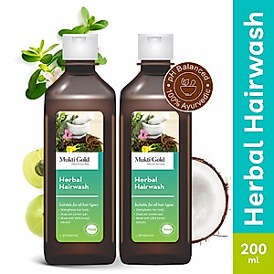 Axiom_Ayurveda Mukti Gold Hairwash Shampoo (200 ml)