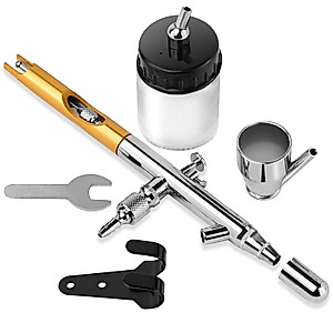PointZero Dual-Action Cut-Away Airbrush Set - .35mm - 22cc and 5cc Color Cup