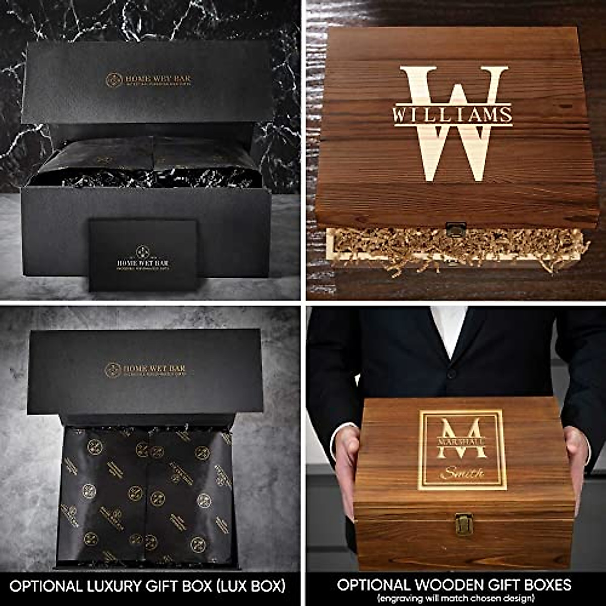 Scales of Justice Custom Decanter Set with Rocks Glasses (Personalized Product)