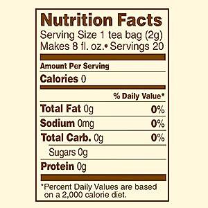 Celestial Seasonings Tea Caffeine Free Herbal Tea, Red Zinger 20 ea