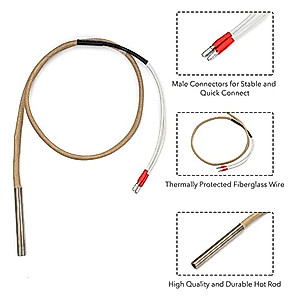 Stanbroil Replacement Igniter Hot Rod for Green Mountain Davy Crockett Pellet Grill