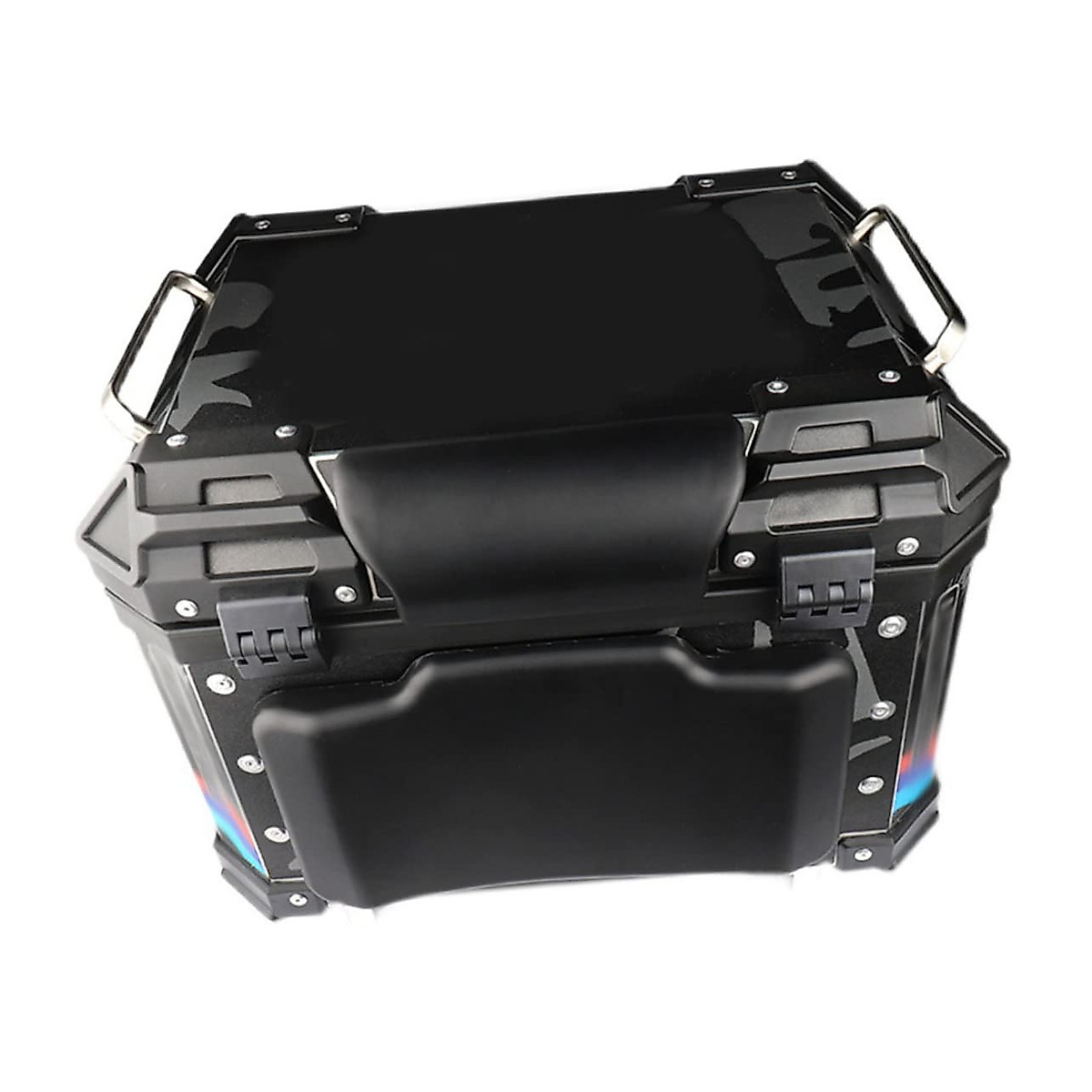 Unomor 1 Set Trunk Cushion Wear-Resistant Back pad Lumbar Support Pillow Leather Back Pillow Motorcycle Accessory Back Support Pad Wear-Resistant Backrest Sponge pu Waist Ornaments