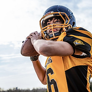 OPRO Gold Level Mouth Guard with Enhanced Breathability and Superior Comfort for Football, Rugby, Hockey, MMA, and Boxing - Dual Layer Protection Mouthpiece with Case, (Kid, Red/Pearl)