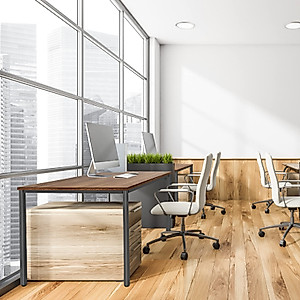 Bast Board 30x59 Inches - Brown Minimalist Desk for Home Office or Gaming