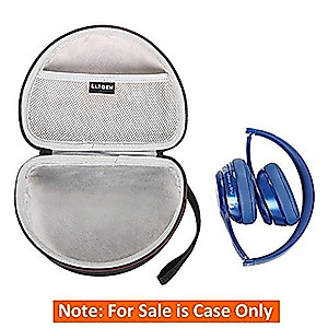 LTGEM Case for Beats Solo 2 / Beats Solo 3 / Beats Studio 3 Headphones, Hard Storage Travel Protective Carrying Bag, Grey