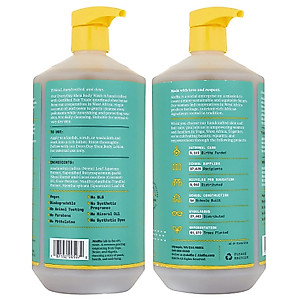 Alaffia EveryDay Shea Body Wash - Naturally Helps Moisturize and Cleanse without Stripping Natural Oils with Shea Butter, Neem, and Coconut Oil, Fair Trade Vanilla Mint, 32 Fl Oz