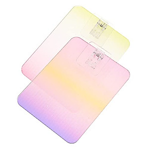 COHEALI 2pcs Plate Clamp Writing Board Stenography Board Clip Board Office Plastic Paper Writing Clip Office Clip Boards Clipboard Exam Paper Clips Student Paper Clip Boards