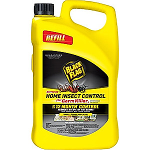 Black Flag Extreme Home Insect Control Plus Germ Killer 1.33 Gallons, AccuShot Sprayer Refill, 4 Pack