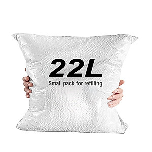Beanbag Refill - Beanbag Chair Filling - 22L 3-5mm EPS Ball Pouf Refill Filler Foam Polystyrene Bean Bag Sofa Chair Pillow Doll Filling Artificial Snow