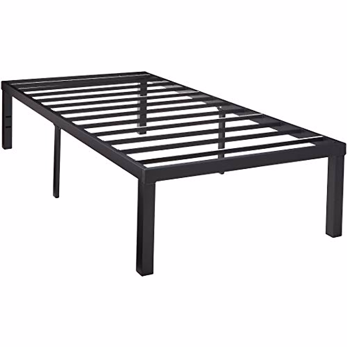 ZINUS Luis 16 Inch QuickLock Metal Platform Bed Frame / Mattress Foundation with Steel Slat Support / No Box Spring Needed / Easy Assembly, Twin