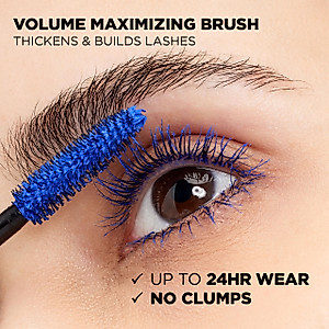 L’Oréal Paris Makeup Voluminous Original Volume Building Mascara, Cobalt Blue, 0.26 fl; oz.