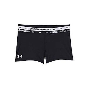 Under Armour Armour Heatgear Shorty, Black (001)/White, Youth Medium