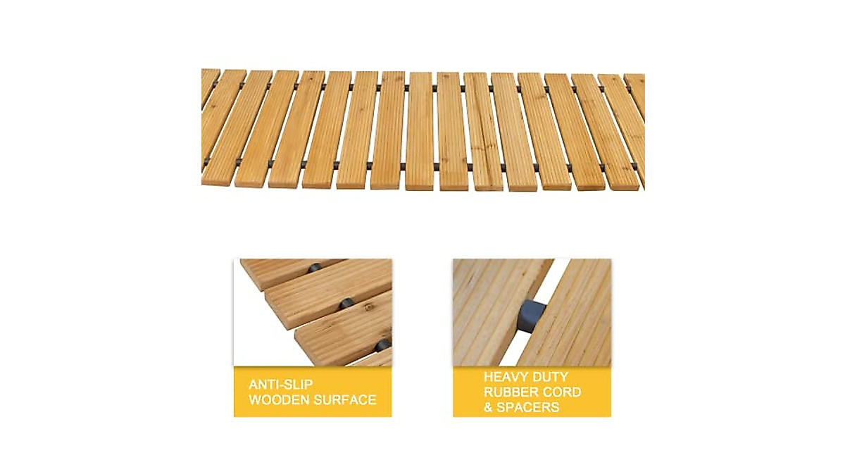 Realife 8-Foot Cedar Pathway - Weather-Resistant Garden Walkway
