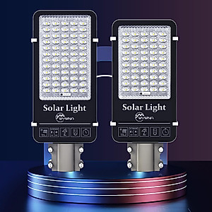 WYWNA 6000W Solar Street Lights Outdoor and 5000W Solar Street Lights Outdoor