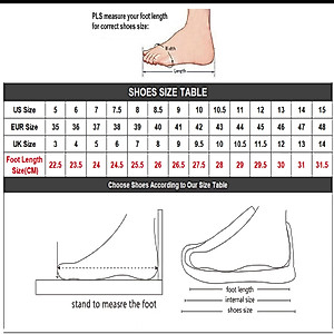 Forchrinse White Music Note Running Shoes Athletic Walking Tennis Shoes Breathable Running Shoes Casual Sneakers
