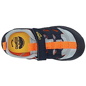 OshKosh B'Gosh Boy's Emon Bump Toe Sandal, Navy, 7 Toddler
