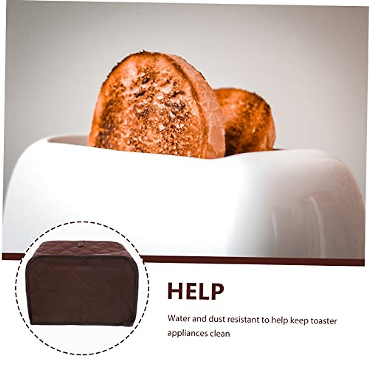LABRIMP Bread Machine Dust Cover Oven Protector Oven Microwave Combo Microwave Oven Combo Bread Machine Coat Appliances Bag Microwave Oven Grill Cover Practical Toaster Cover Home Supply