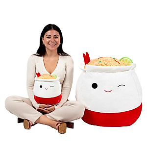 24" Jumbo Squishmallows Daley The Noodle Plush - Licensed Kellytoy Stuffed Animal Toy