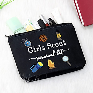GJTIM Girls Scout Gift Scout Leader Gift Girls Scout Survival Kit Funny Zipper Pouch Accessories