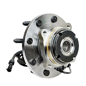Detroit Axle - 4WD Front Wheel Bearing Hubs for 99-04 Ford F-250 F-350 Super Duty, 00-02 Ford Excursion, 2000 2001 2002 Wheel Bearing and Hubs Assembly [w/Coarse Thread] Replacement