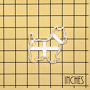West Highland White Terrier Silhouette cookie cutter, 1 piece - Bakerlogy