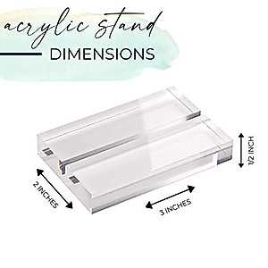 Memory Table Acrylic 8x10 Sign with Stand for Weddings | In Loving Memory Sign for Special Event on Acrylic | Lucite Table Memorial Sign (8X10, Clear Acrylic Stand)