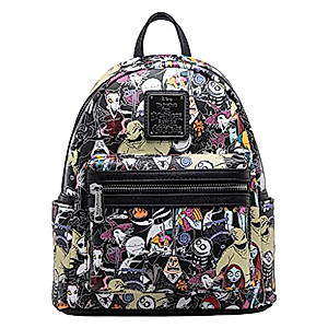 The Nightmare Before Christmas Allover Print Character Mini Backpack