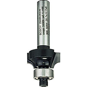 Bosch 2608628339 Rounding Router Bit 8mmx20, 7mmx53mm
