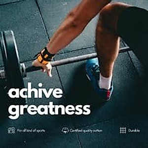 1SOCK2SOCK 6 Pack Athletic Performance Crew Socks For Men and Women - Soft Cotton Blend with Moisture Wicking - Arch Support