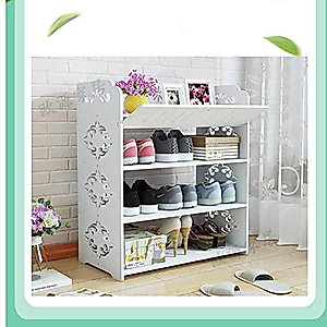 TFIIEXFL Shoe Rack Simple Multi-Layer Dust-Proof Shoe Cabinet Large Capacity Shoes Storage Shelf Organizer for Shoes (Size : Style3)