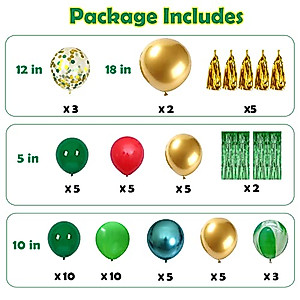 Dinosaur Birthday Decorations, Dinosaur Balloon Decorations for Birthday Party, Dinosaur Themed Birthday Decorations for Kids Boys Girls Baby Shower Celebration