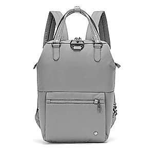 Pacsafe Citysafe CX 11L Anti Theft Mini Backpack - Fits 13" Laptop, ECONYL Gravity Gray