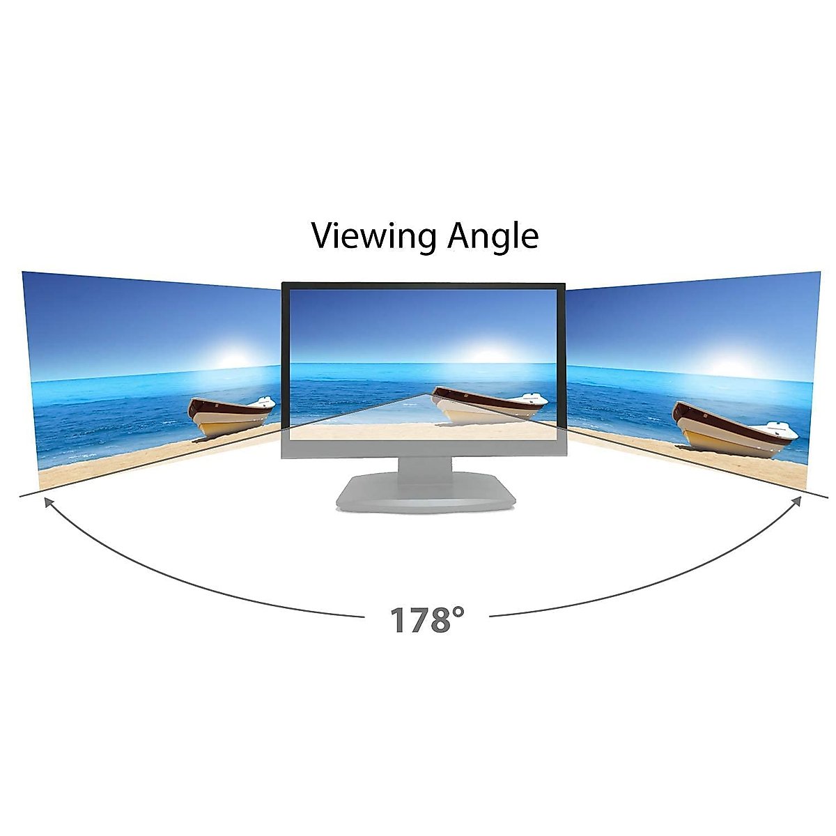 1stPV 23.6" Super HD 5MP 16:9 Professional Security Monitor, 1 HDMI, 2 BNC Inputs(HD-TVI/AHD/CVI/CVBS) & 2 BNC Outputs, Working with Super HD 5MP Security Cameras Directly in Addition to DVR/NVR & PC