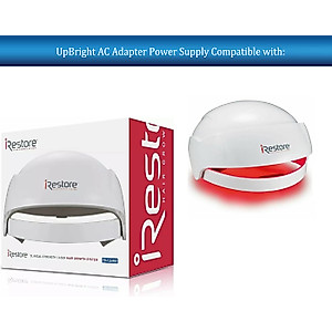 UpBright 5V AC/DC Adapter Compatible with Hair Growth System Restore ID-500 ID-500A ID500A Professional 282 Battery Pack Wellmike ADS012J-W 050240 ADS012J-W050240 5VDC 2.4A Power Supply Cord Charger