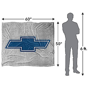Chevrolet Simple Vintage Bowtie Officially Licensed Silky Touch Super Soft Throw Blanket 50" x 60"