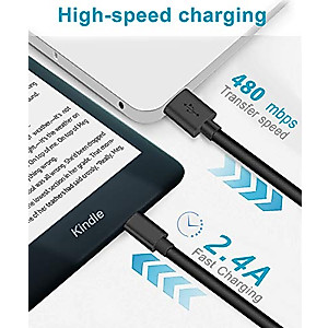 2Pack 10Ft Long Micro USB Cable for Fire Hd,Hdx 6" 7" 8.9" 9.7" 10.1" 11" 11.6" 12" 12.1" 12.2" Tablet,Kids Edition.Charging Android Charger Cord for Kindle Oasis,e-Reader,Samsung LG Phone TV Keyboard