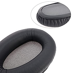 1 Pair Earpads Compatible with Sony WH-CH700N MDR-ZX770BN ZX780DC Headphones Replacement Ear Cushions Heaset Repair Parts Black