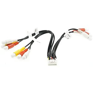 Xtenzi 20Pin RCA Cord Assembly Harness Car Audio Video Compatible with JVC Kenwood KVT-514 KVT-512 KVT-516 - XT91916