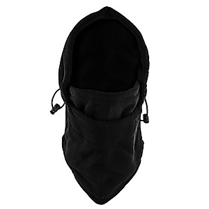 Fleece Windproof Ski Face Mask Balaclavas Hood by Super Z Outlet (Black),One Size
