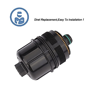 ONER Engine Oil Filter, Compatible With 2020 2021 Ram 1500,2020 2021 Jeep Wrangler,2021 Jeep Gladiator 3.0L V6 Diesel ,Replaces# 68498720AA,68507598AA