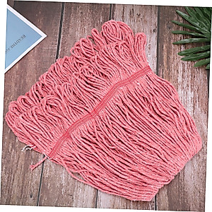 NULYLU 1pc Cleaning Mop Cloth Mop Cloth Replacement Spray Mop Household Mop Head Mop Replacement Heads Dust Mop Refill Practical Mop Cloth Commercial Mop Handle Red