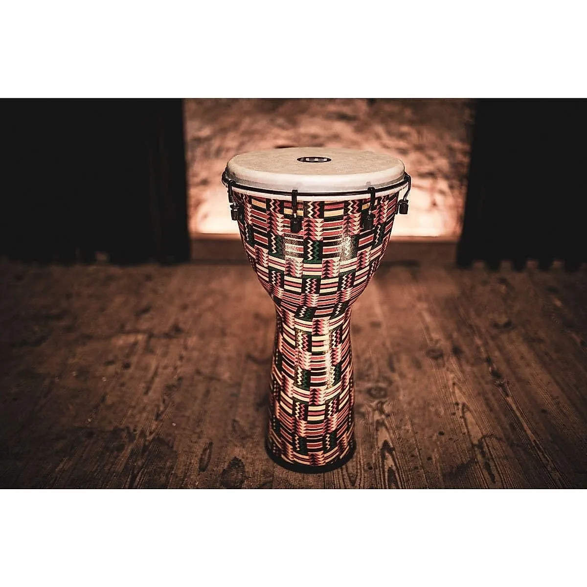 Meinl Percussion Djembe Hand Drum Circle Instrument with Synthetic Shell and Head, Alpine Series — NOT Made in China — Easy Tuning, 2-Year Warranty (ADJ12-SI)