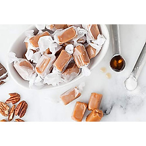 Taras All Natural Gourmet Caramel: Small Batch, Creamy & Individually Wrapped , Sugar Free 20 Ounce