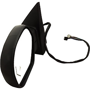 Kool Vue Driver Side Power Heated Mirror for Chevrolet Tahoe Suburban 1500 GMC Yukon 2007-2014 Power Fold With Signal Light, Blind Spot Light, Memory & Puddle Lamp; Without Auto-Dimming Textured