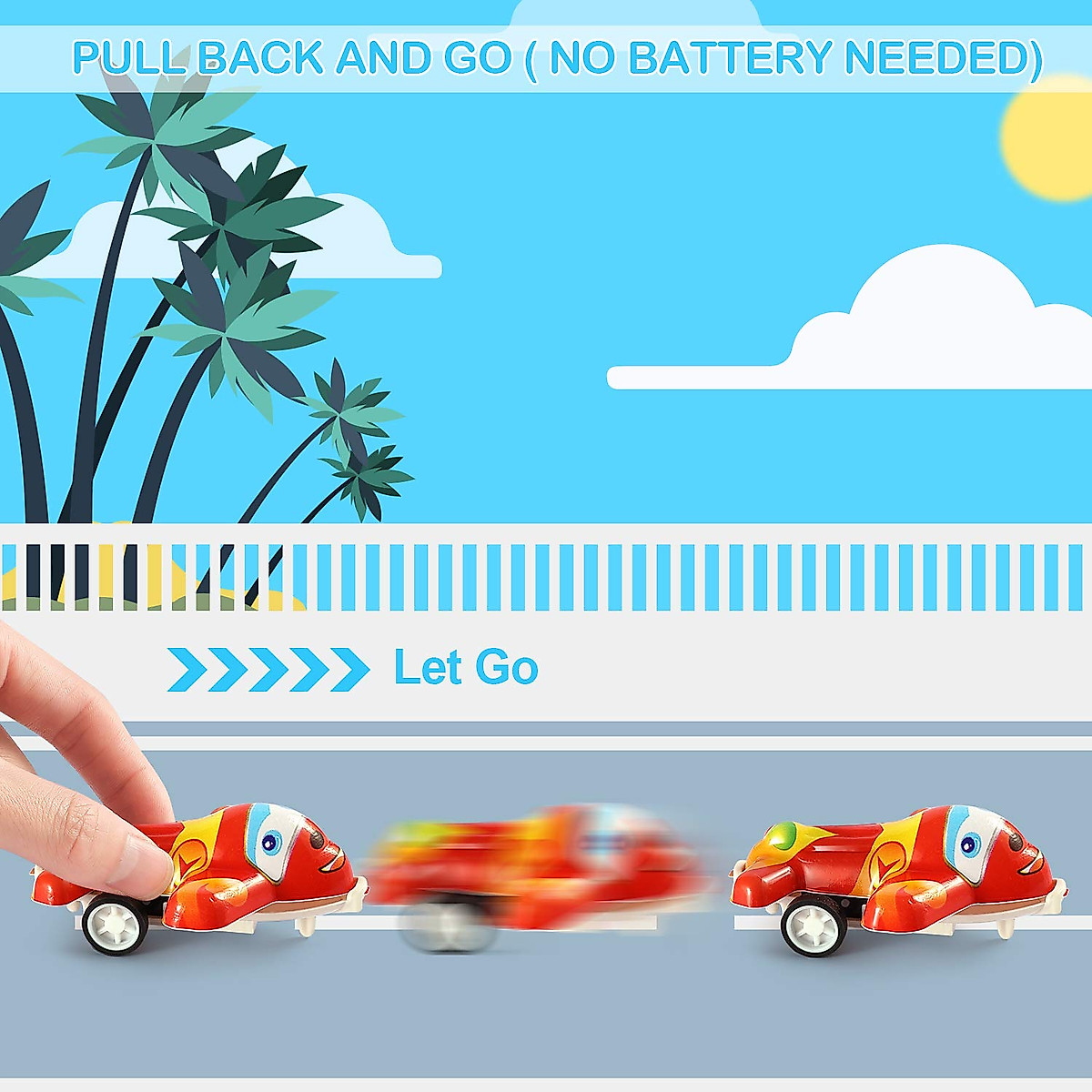 Valentines Day Cards for Kids - 28 Pack Planes Valentine's Greeting Cards with Pull Back Planes Toy Party Favors, Kids Valentines Day Exchange Gift Cards for Boys Girl Classroom School Party Supplies