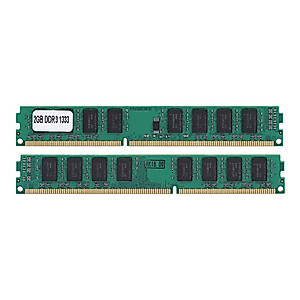 Focket Memory Upgrade RAM,2GB 1333MHz DDR3 Memory Data Transmission 240pin DDR3 2GB 1333MHz for Intel/AMD