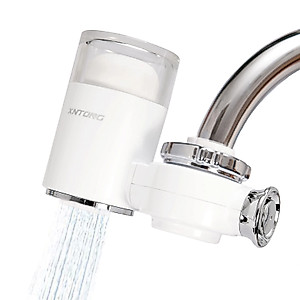 XNTONG - Water Purifier for Faucet, Tap Water Purifier with Activated Carbon, Home, Kitchen Faucet Water Filter, Water Filter for Faucet Reduces Lead, Chlorine, Sand, Heavy Metals etc pollutants